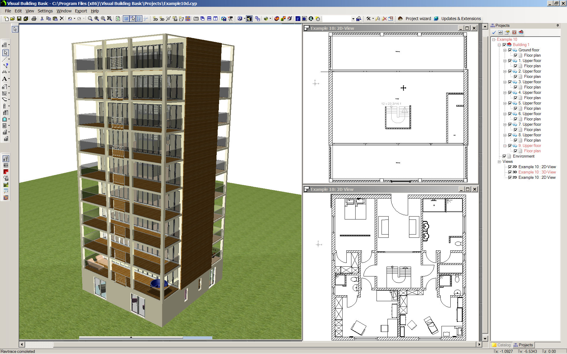 2d Steel Building Design