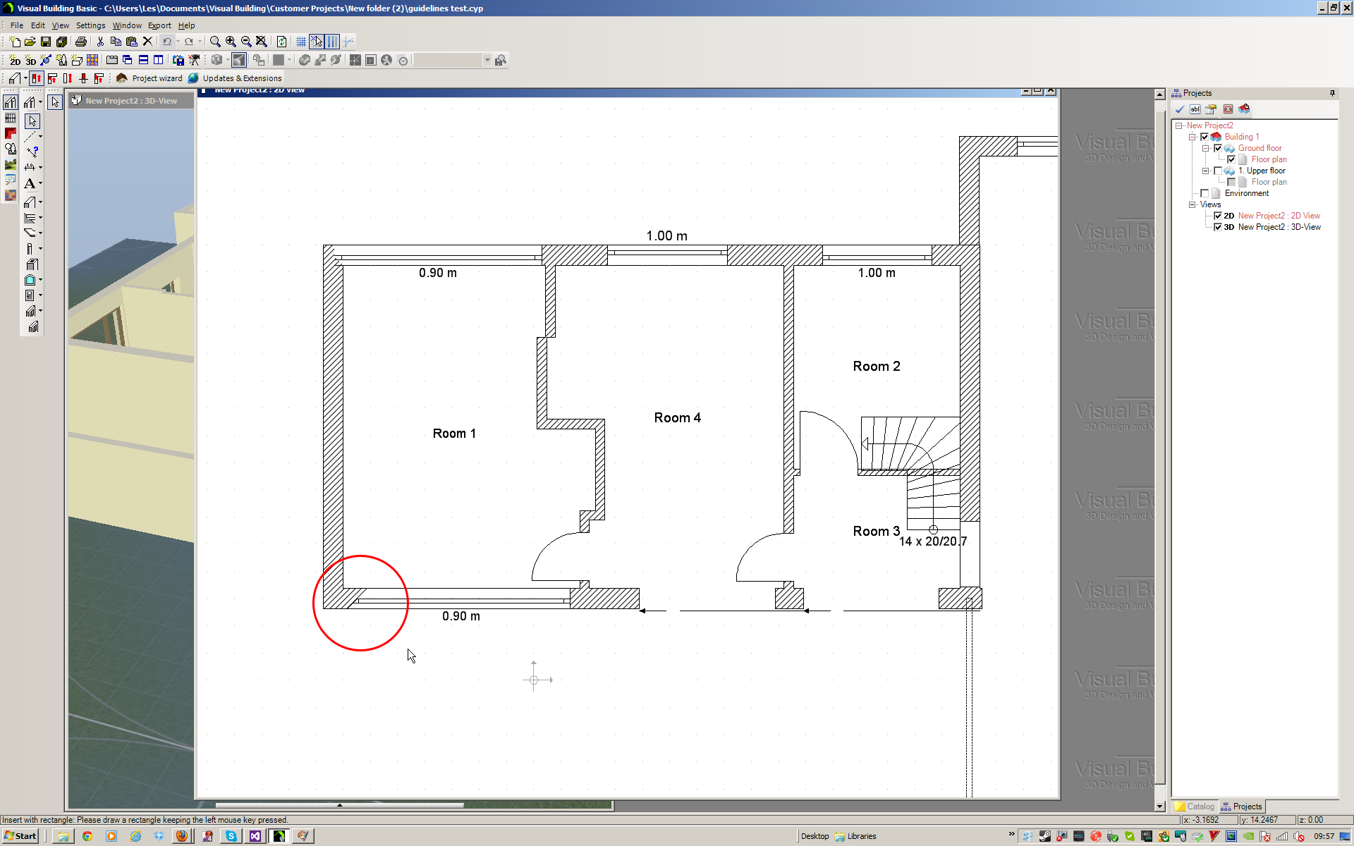 Gap between two levels - help! - Visual Building