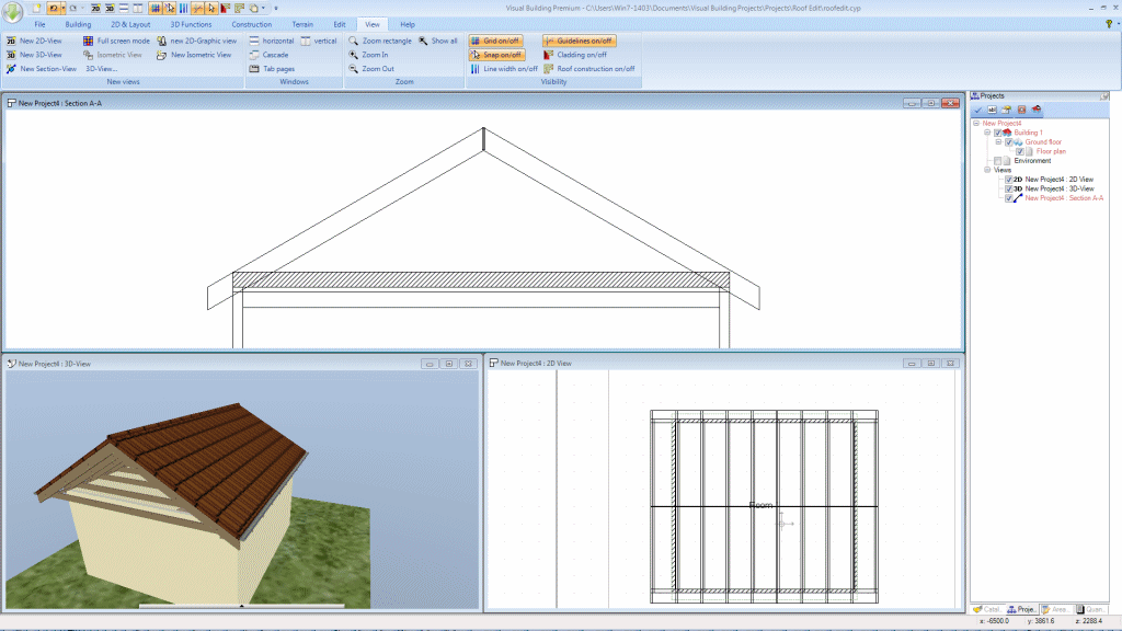 roof construction - Visual Building